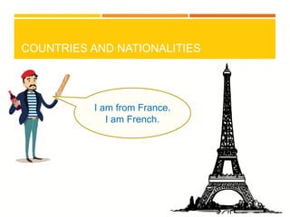 Countries and Nationalities | PPTX