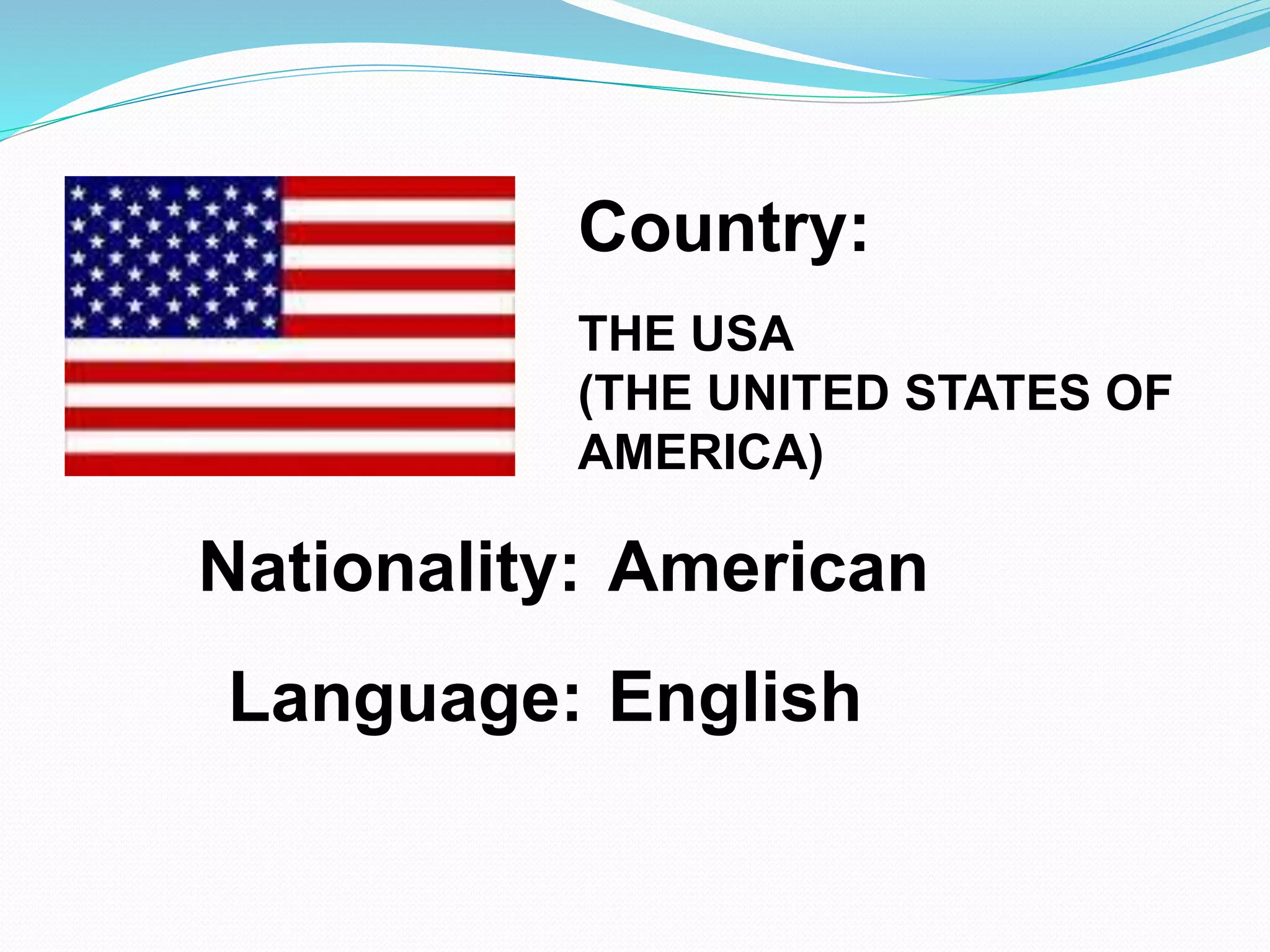 Countries and Nationalities | PPTX