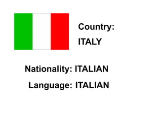 Countries and nationalities | PPTX