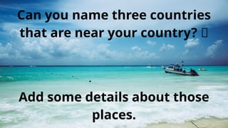 📌 “Countries around the World” 🗺. Speaking Class | PPTX