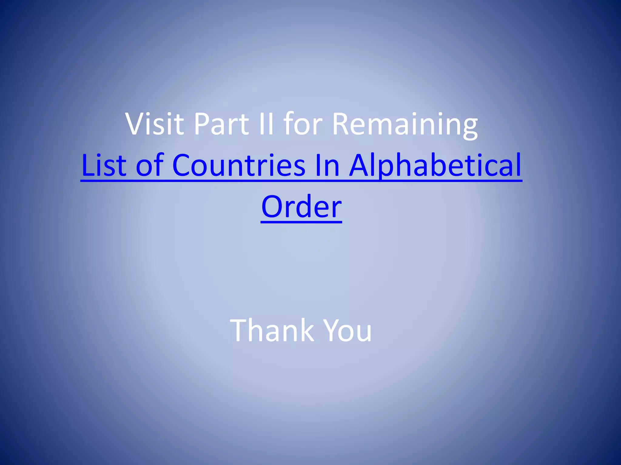 Countries & Capital Cities In Alphabetical Order.pptx