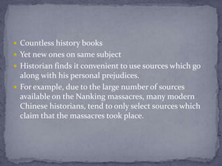 Manipulation of History (Historical Revisionism) | PPTX