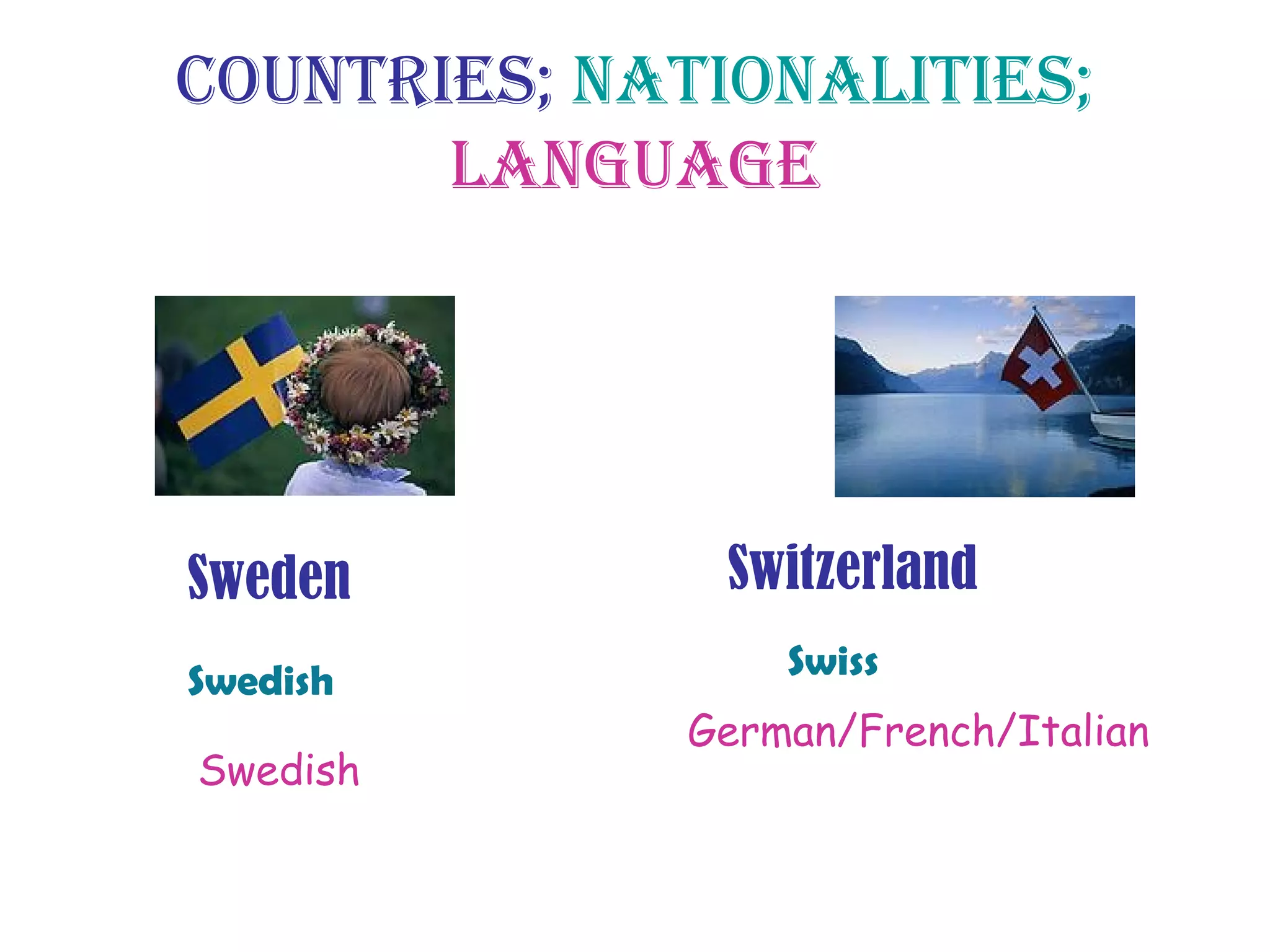 Countries nationalities | PPS