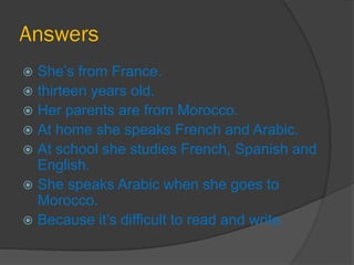 Countries, nationalities and languages | PDF