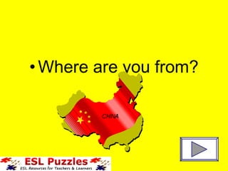 Countries where are you from ppt | PPT