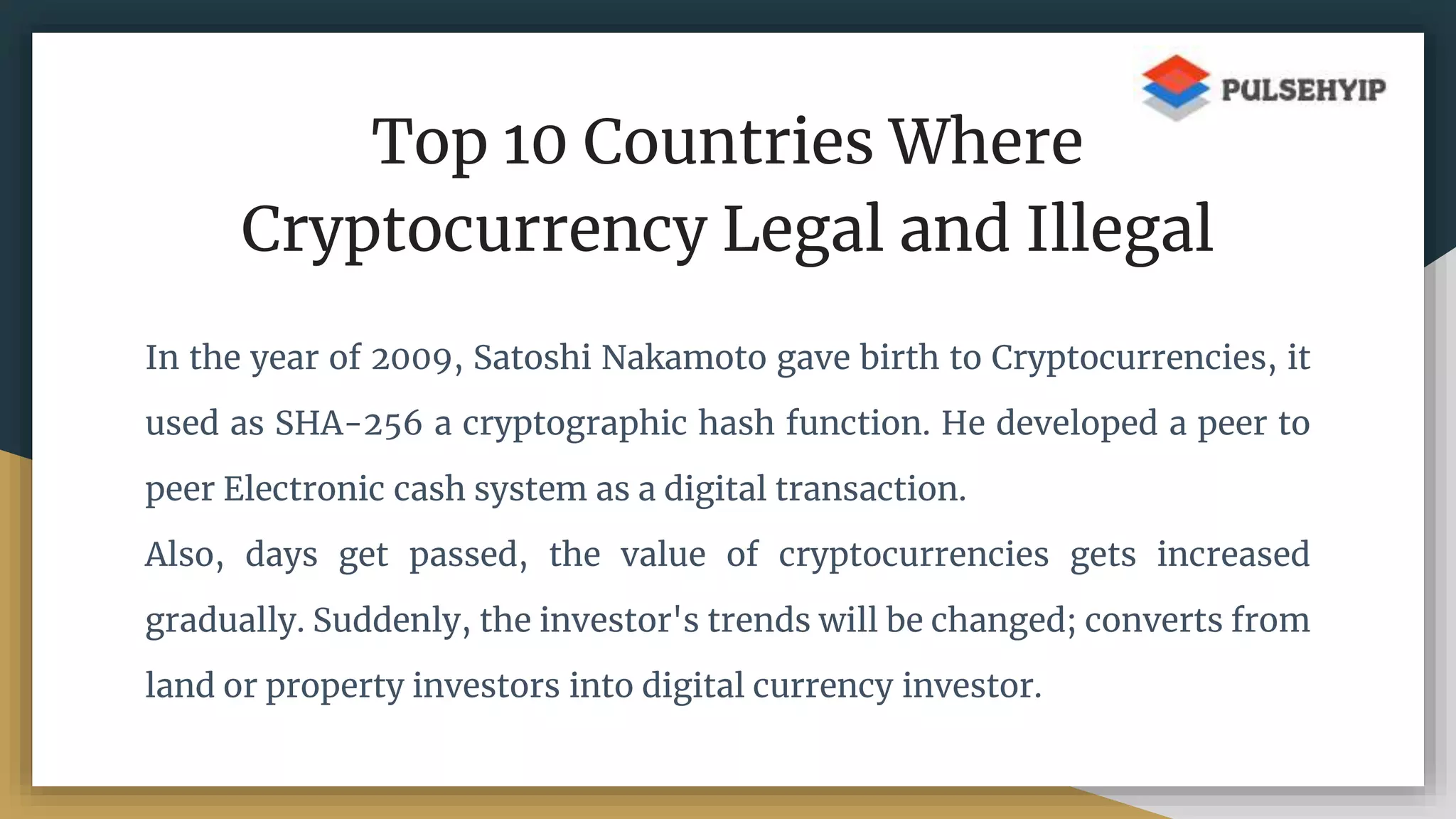 Countries where bitcoin legal and illegal | PPT