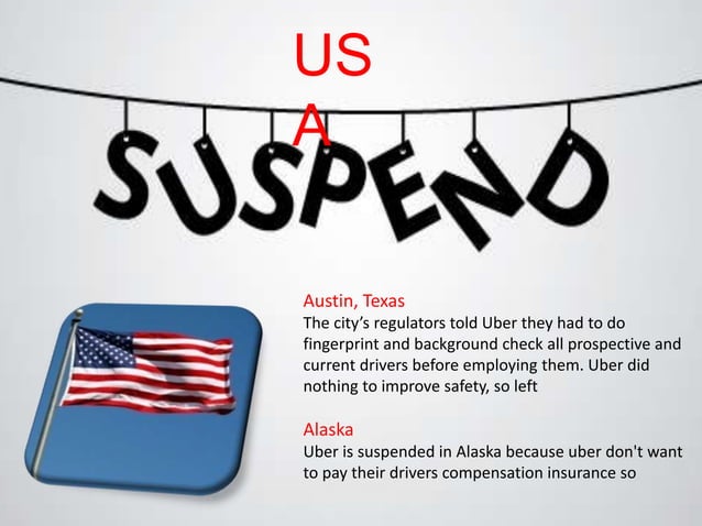 Countries where Uber is Banned | PPT