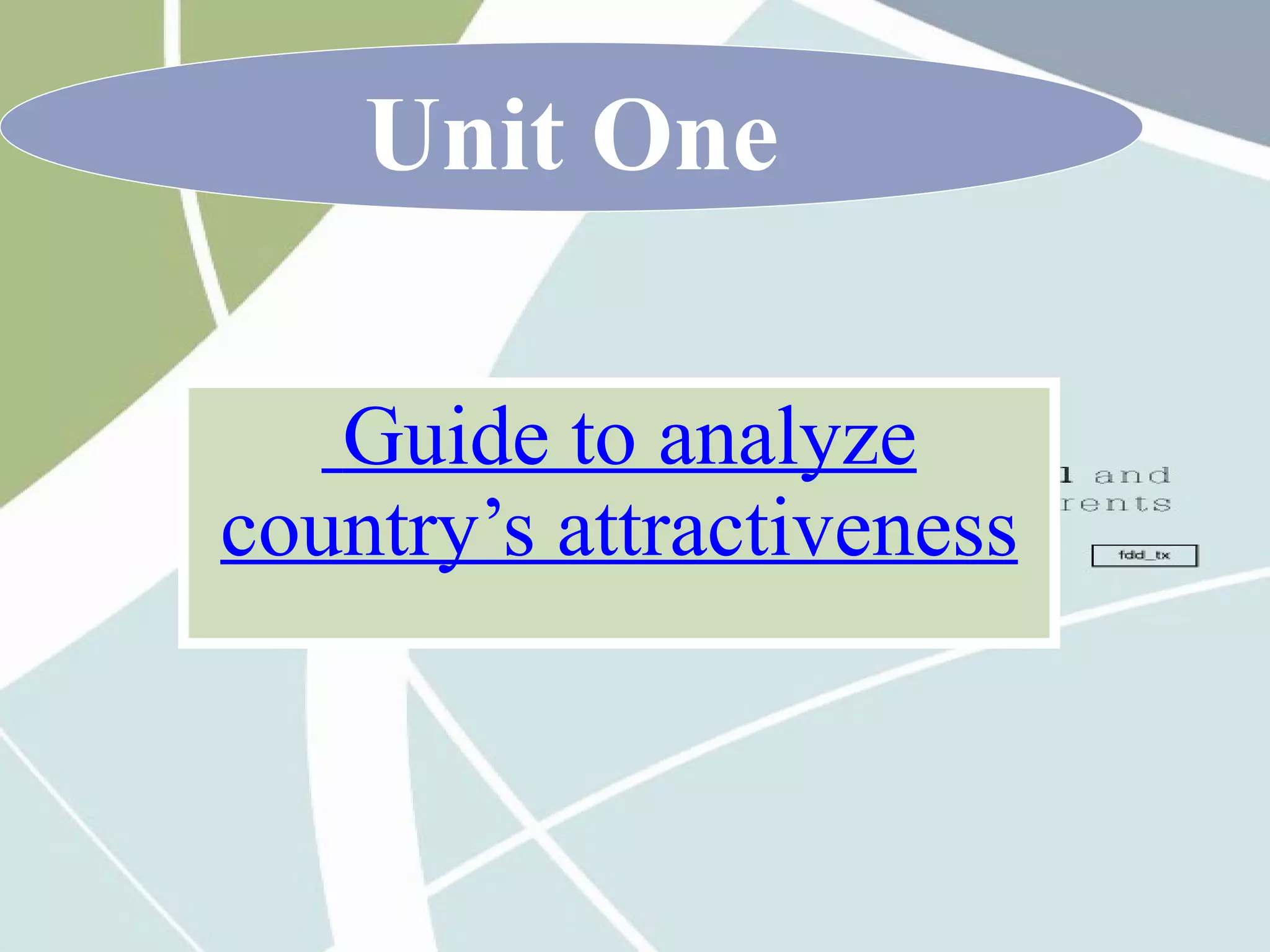 Country-attractiveness | PPT