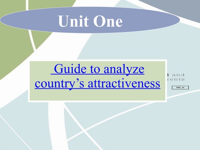 Country-attractiveness | PPT | Business Accounting & Finance | Business