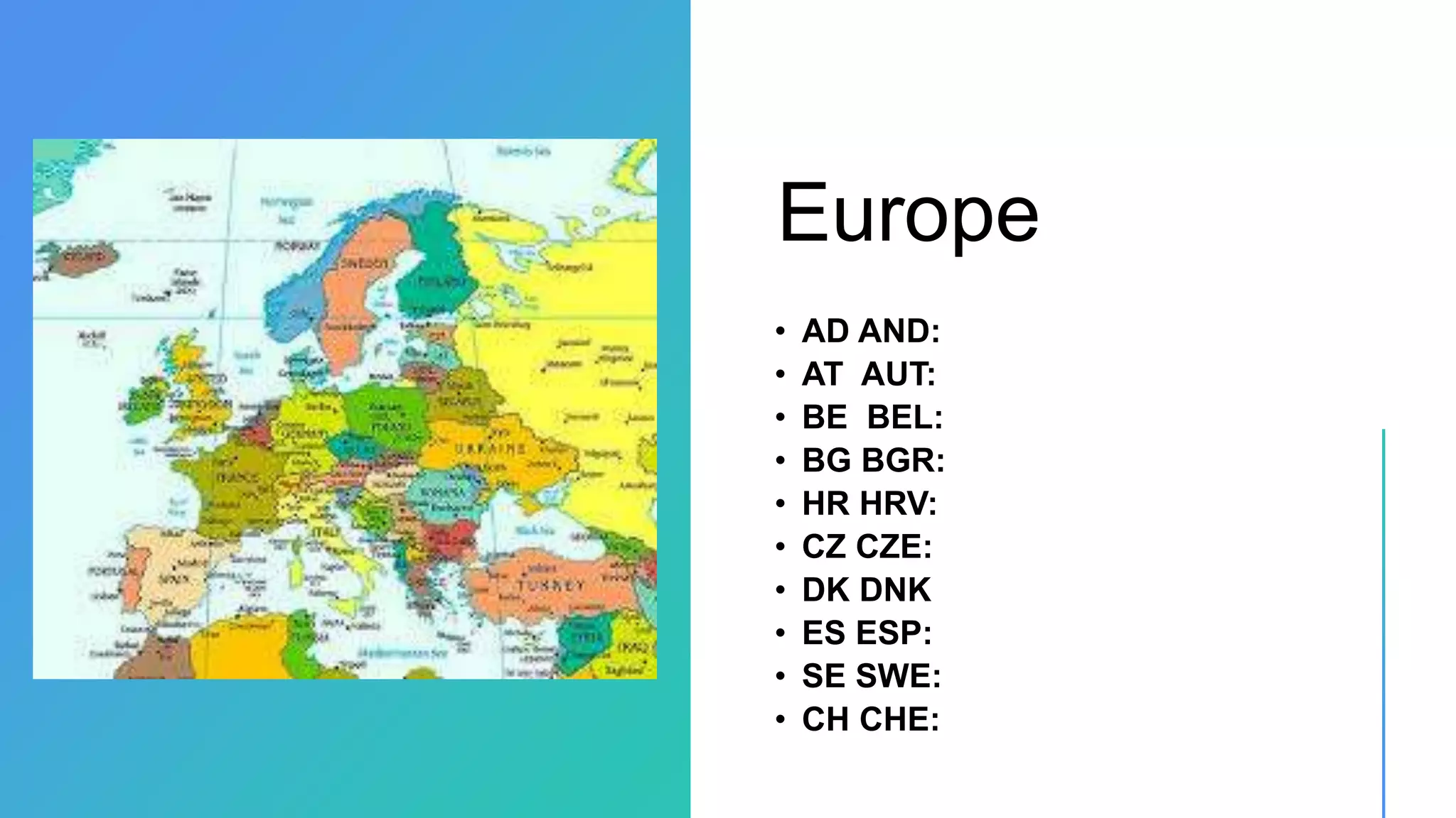 Country abbreviation | PPTX
