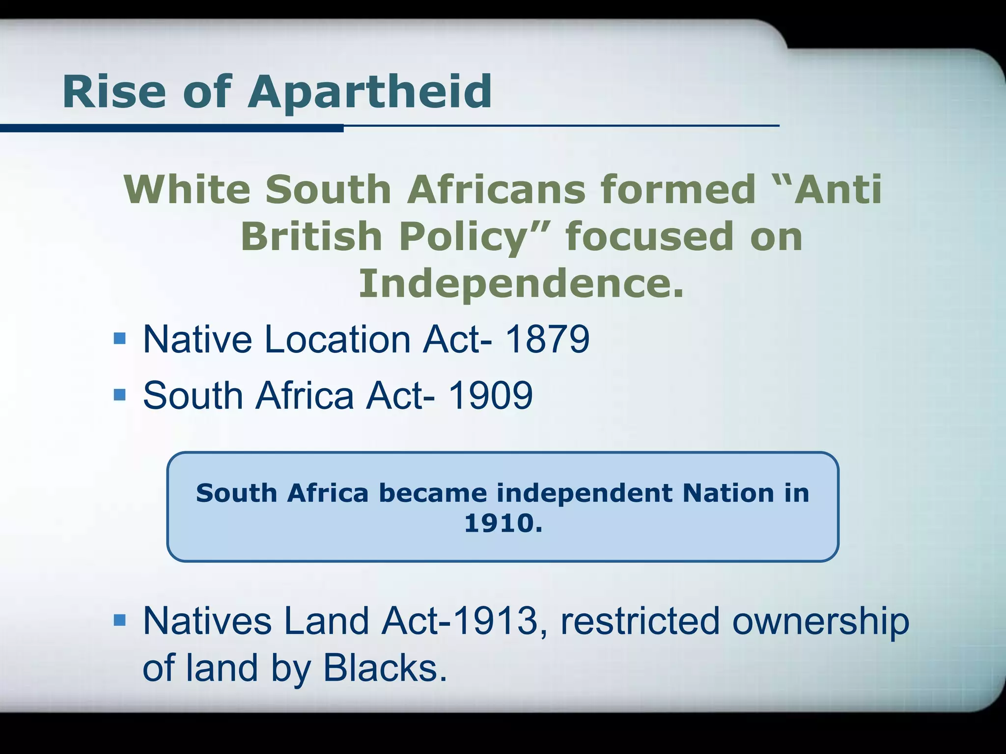 South African History | PDF