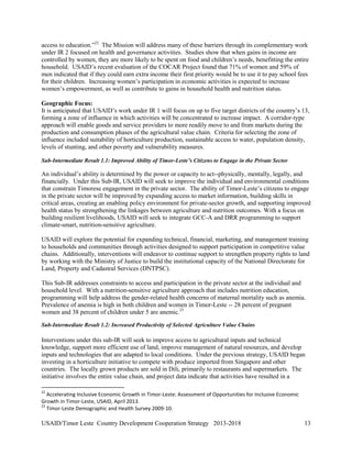 Country Development Cooperation Strategy 2013-2018 | PDF