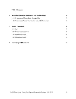 Country Development Cooperation Strategy 2013-2018 | PDF