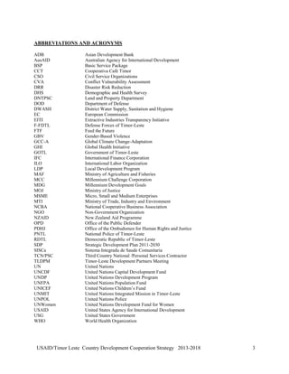 Country Development Cooperation Strategy 2013-2018 | PDF