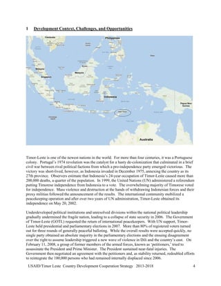 Country Development Cooperation Strategy 2013-2018 | PDF