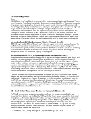 Country Development Cooperation Strategy 2013-2018 | PDF