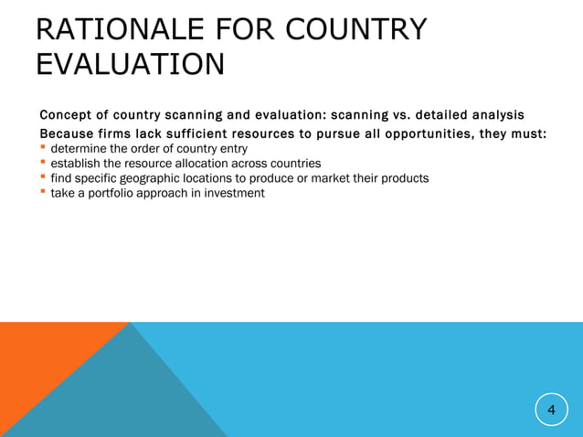 Country evaluation andselection | PPT