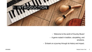 COUNTRY MUSIC PPT 2023.pptx | Country Music | Music