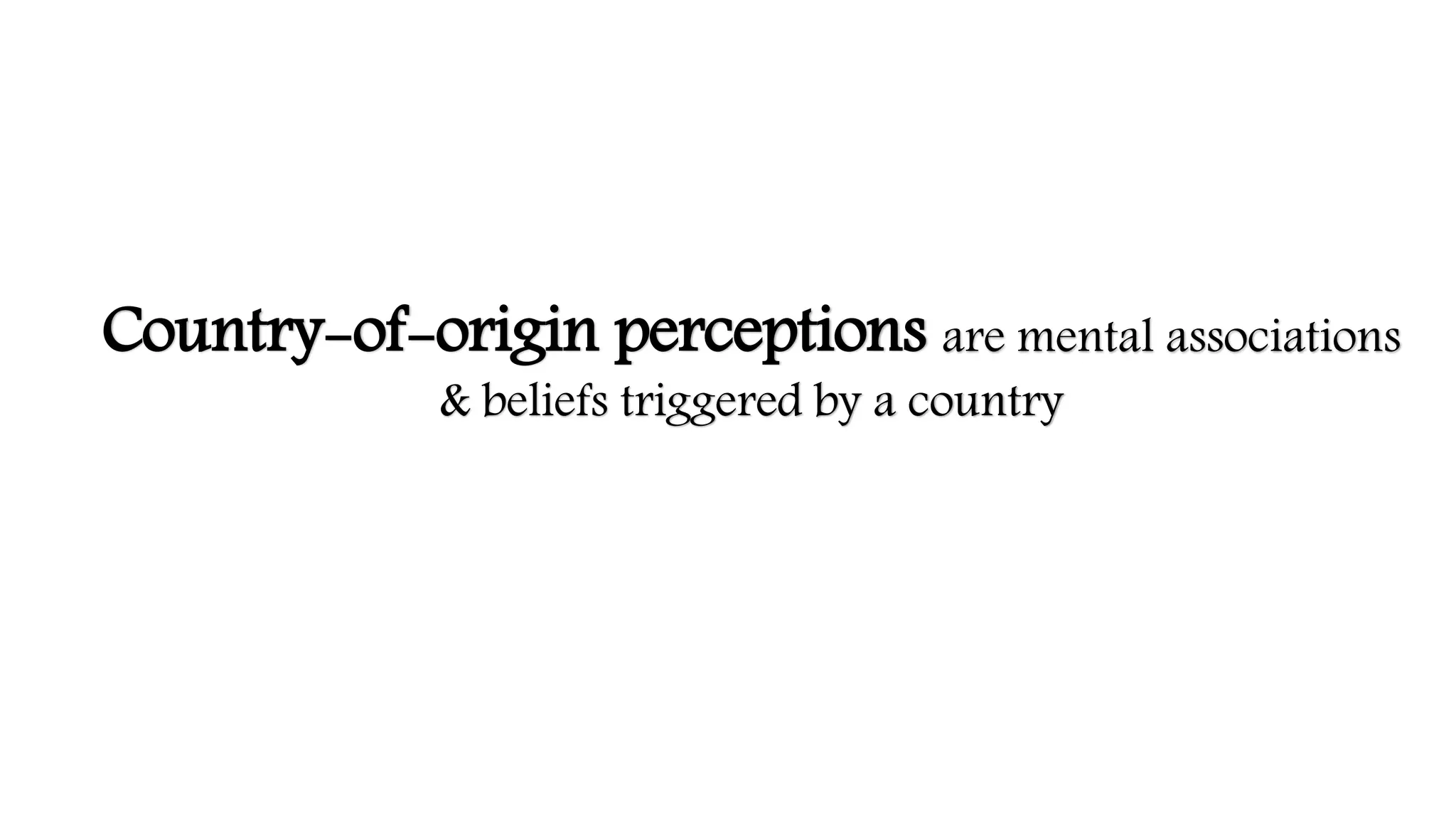 Country of origin effects | PDF