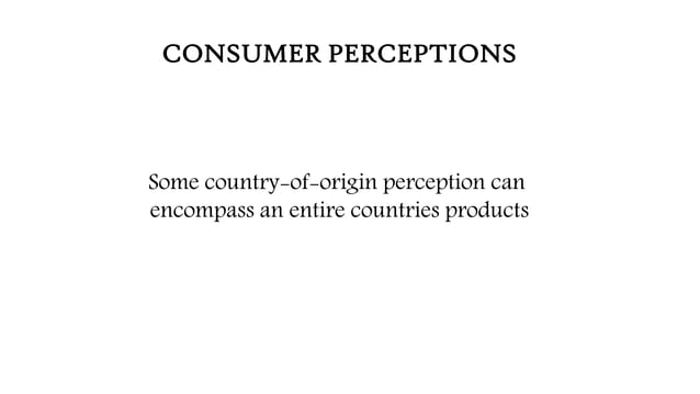 Country of origin effects | PDF