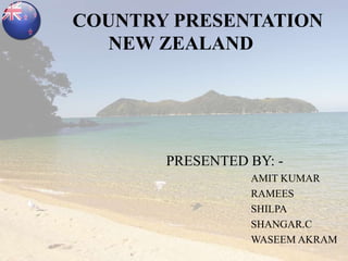 NEW ZEALAND Country presentation | PPTX