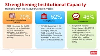 PEER Institutionalization progress in Bangladesh | PPT