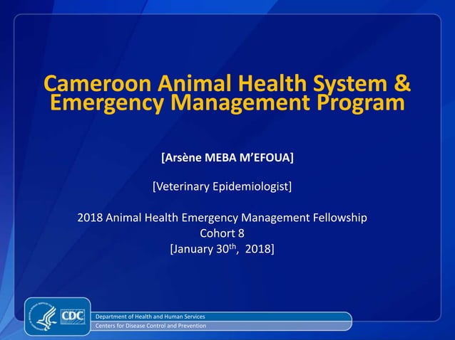 Cameroon animal health system & emergency management system | PPT