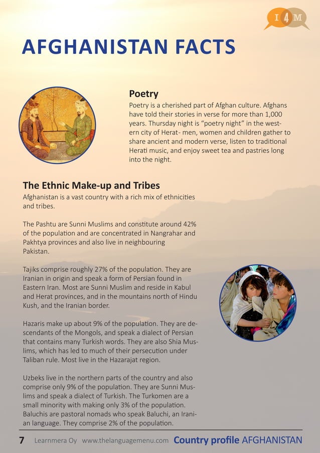 I4M Country profile afghanistan learnmera (in english) | PDF