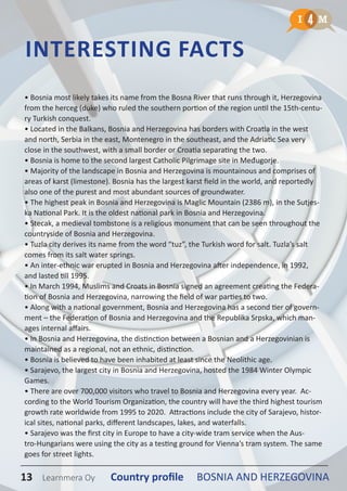 Country profile - Bosnia and Herzegovina | PDF