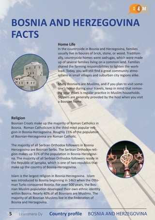 Country profile - Bosnia and Herzegovina | PDF