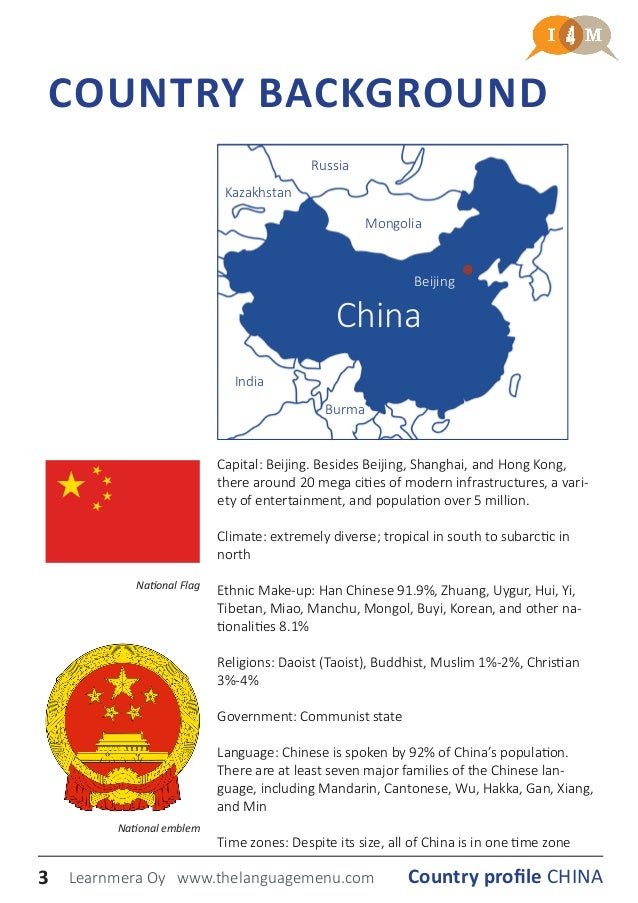 Country profile - China