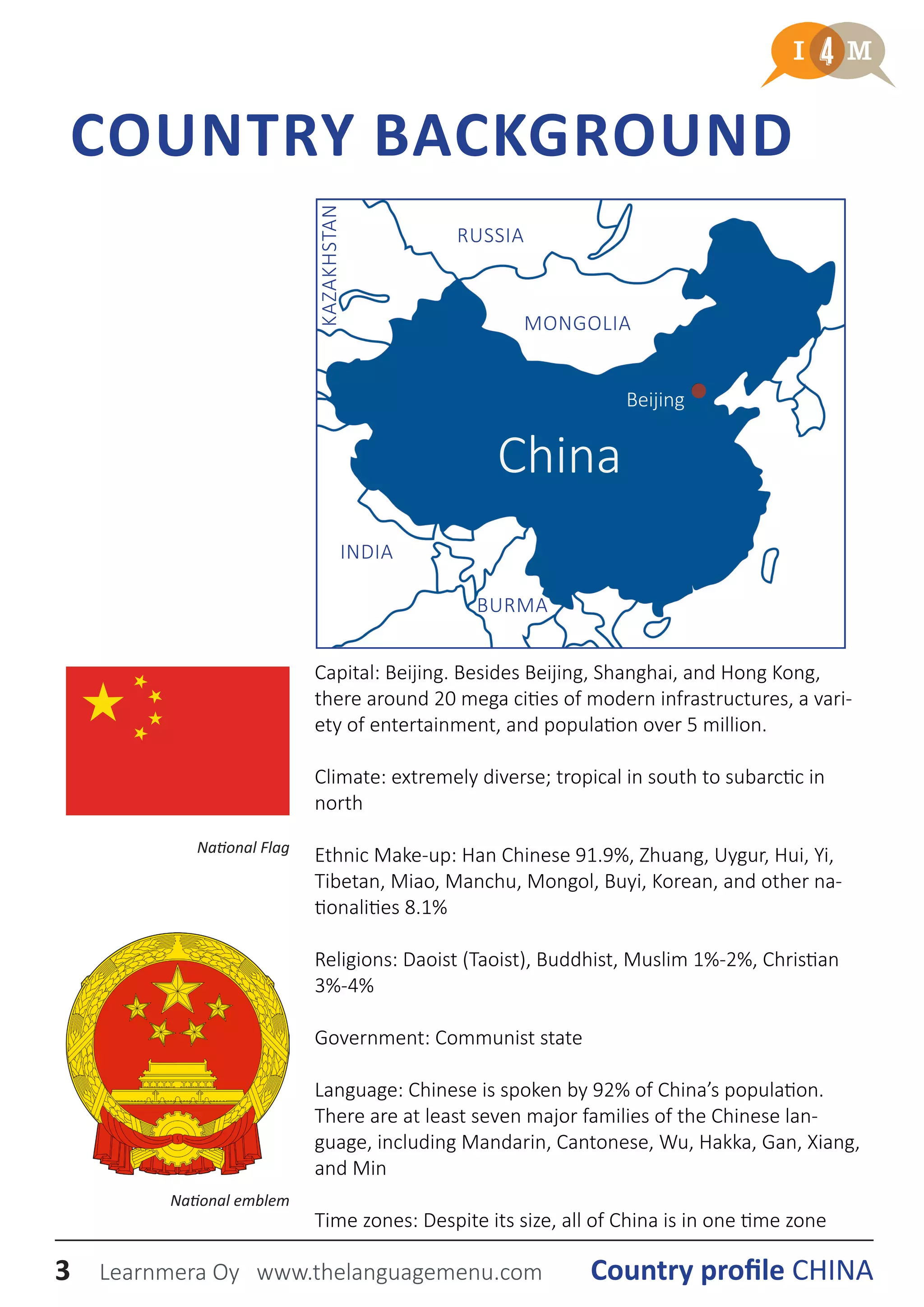 I4M Country profile china (in english) | PDF