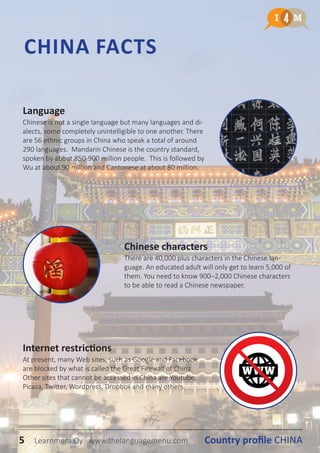 I4M Country profile china (in english) | PDF