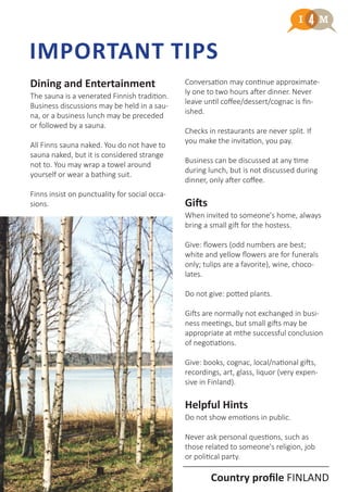 Country profile - Finland | PDF