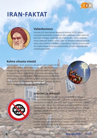 I4M Country profile iran (in finnish) | PDF
