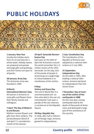 Country profile Armenia (in english) | PDF