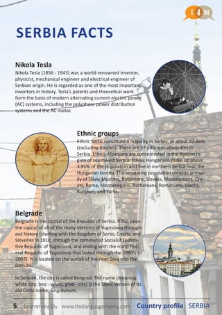 I4M Country profile serbia (in english) | PDF | National & Civic ...