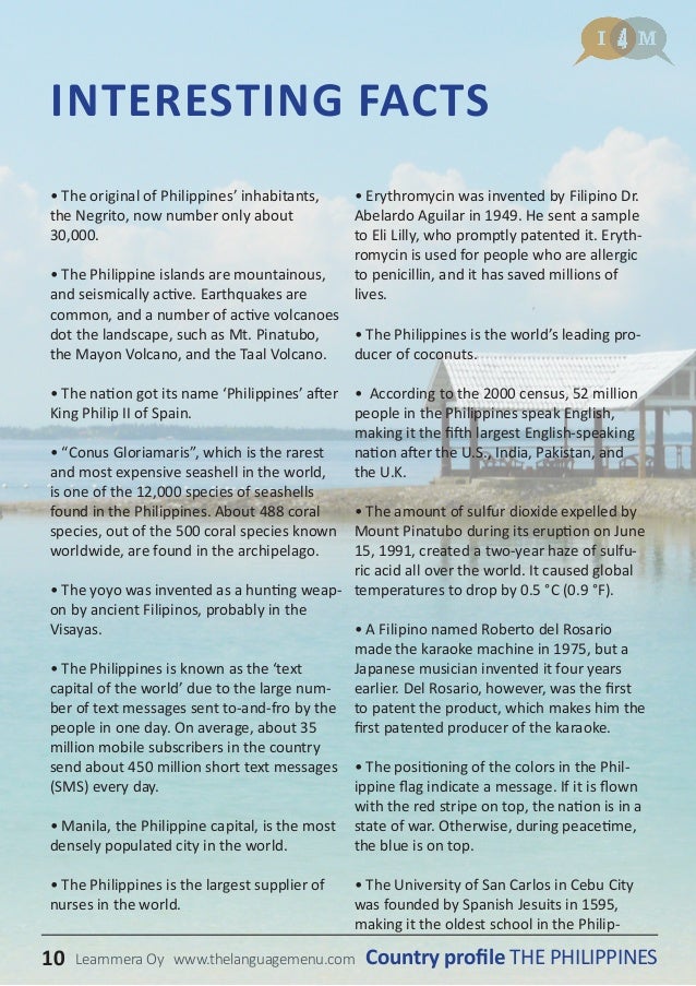 10 Interesting Facts About The Filipino Language