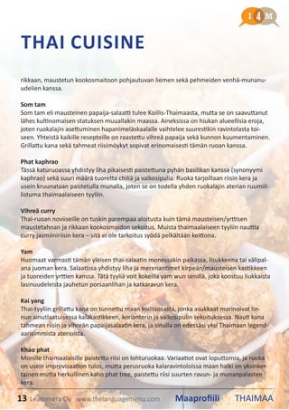 I4M Country profile thailand (in finnish) | PDF