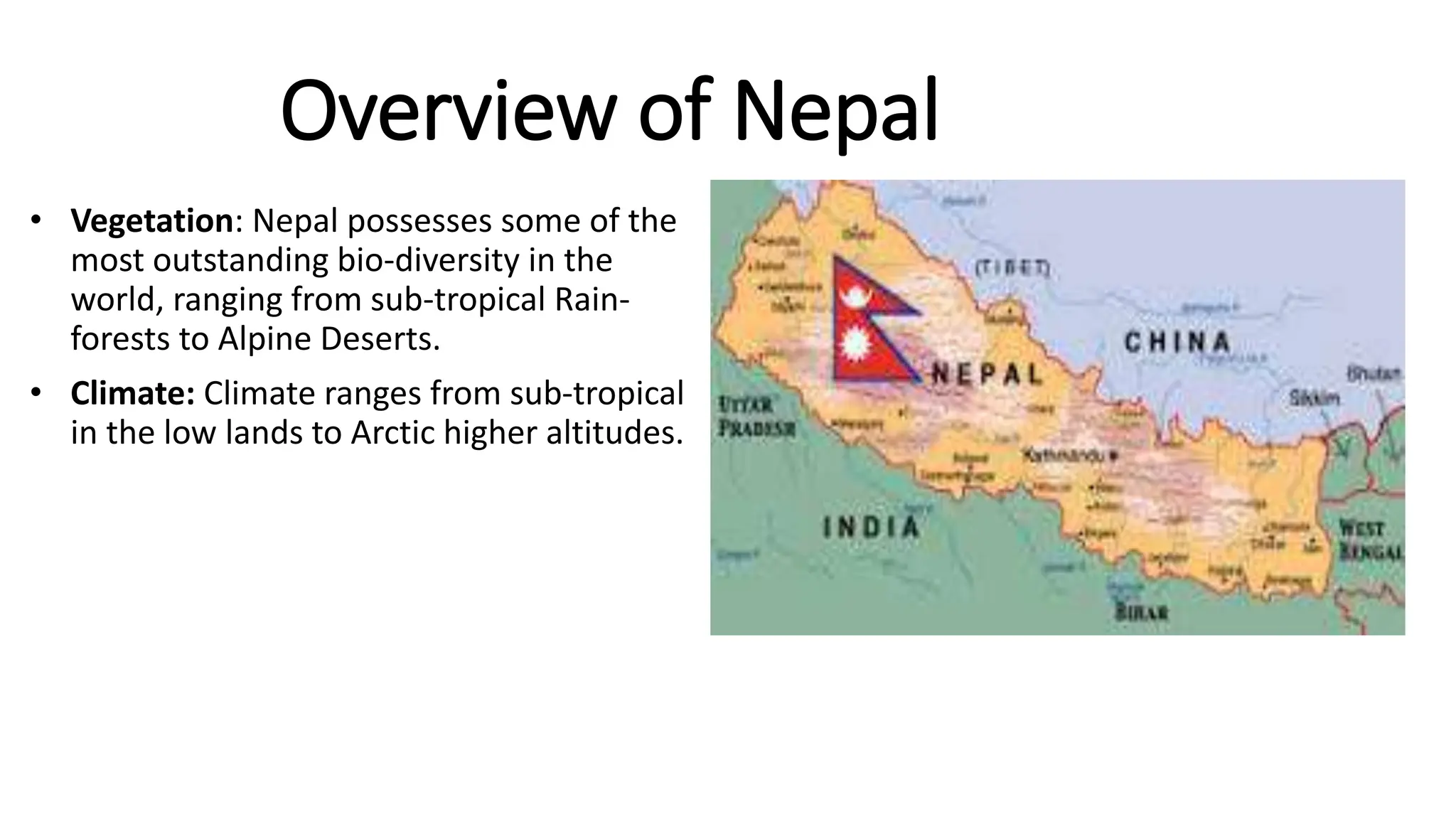 country report ppt nepal about current environmental issues | PPTX