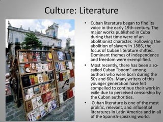 Cuban Culture | PPTX