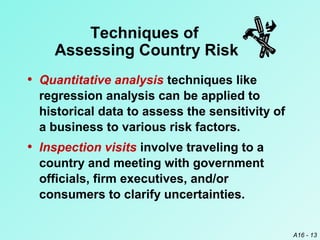 Country risk analysis | PPT