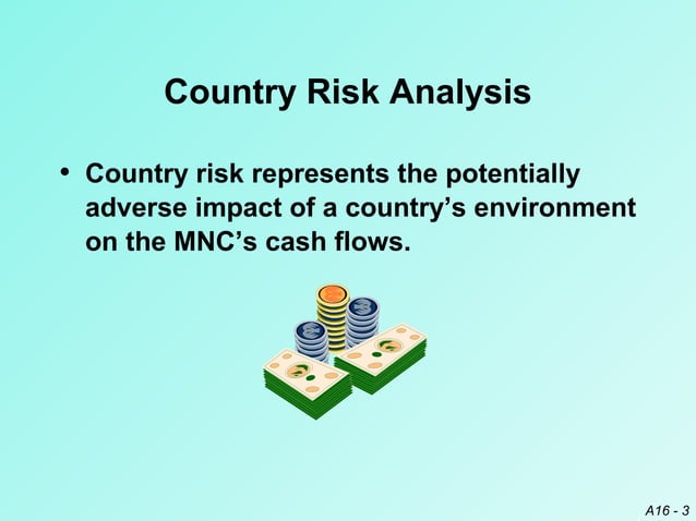 Country risk analysis | PPT