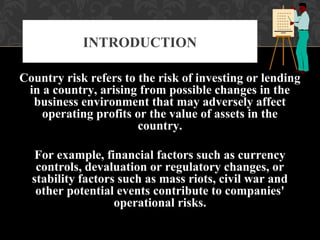 Country risk analysis | PPT