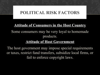 Country risk analysis | PPT