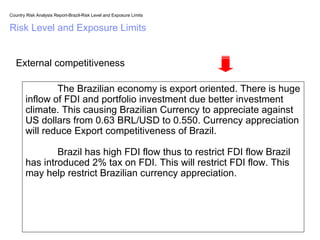 Country risk analysis_brazil | PPT