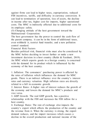 Country Risk incorporating into capital budgeting1Country Risk | DOCX ...