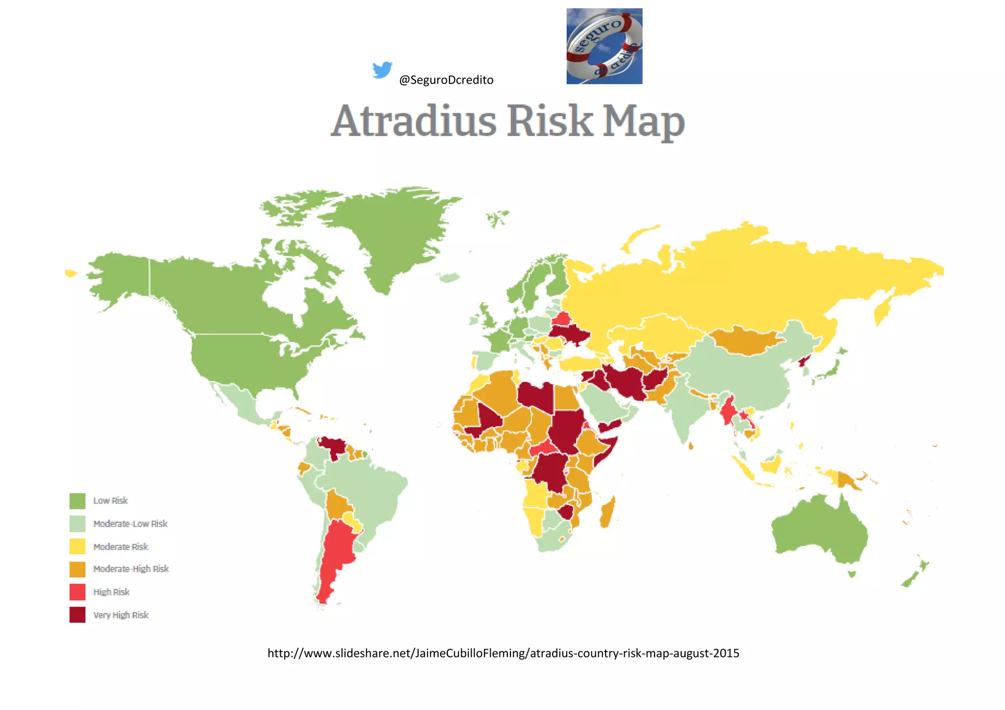 Country Risk Map 2Q 2015 Coface, Euler Hermes & Solunion, Atradius | PPT