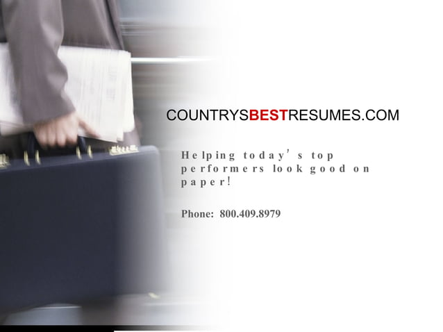 Resume Samples | PPT | Resume Writing and Advice | Job Search