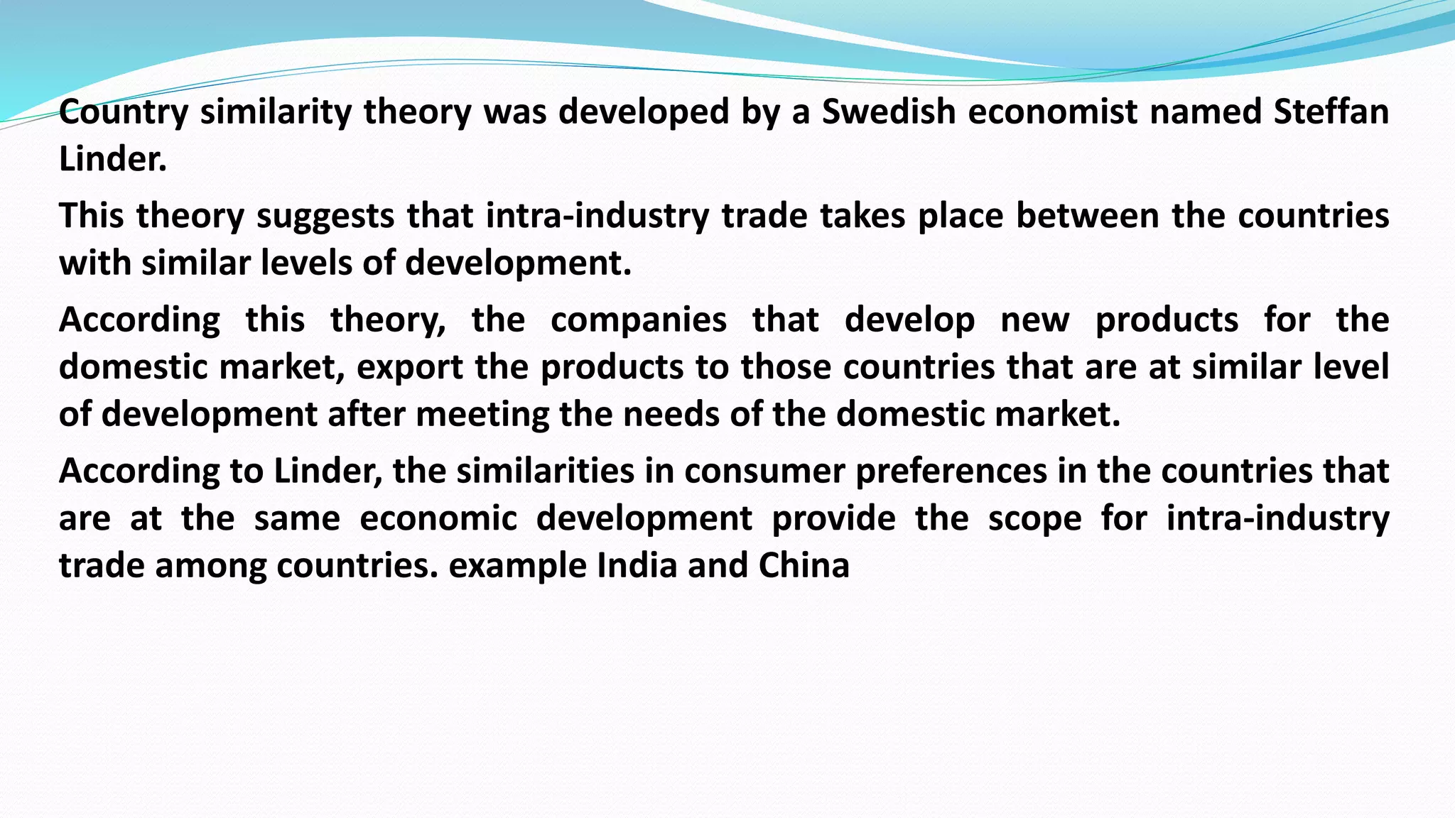 Country similarity theory | PPTX